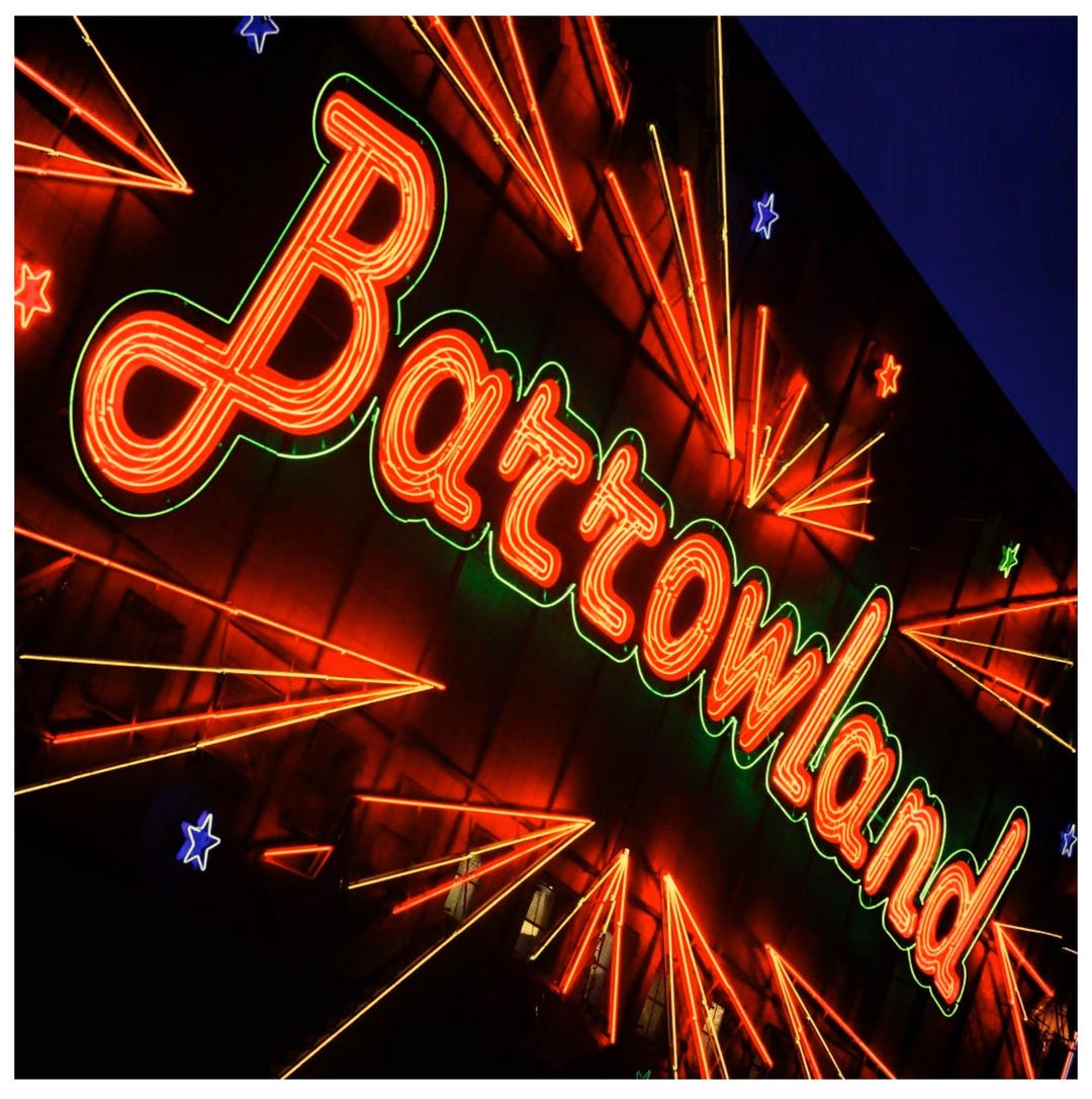 Barrowland Glasgow Print - Signed Mounted Square Print 30 X 30cm ...