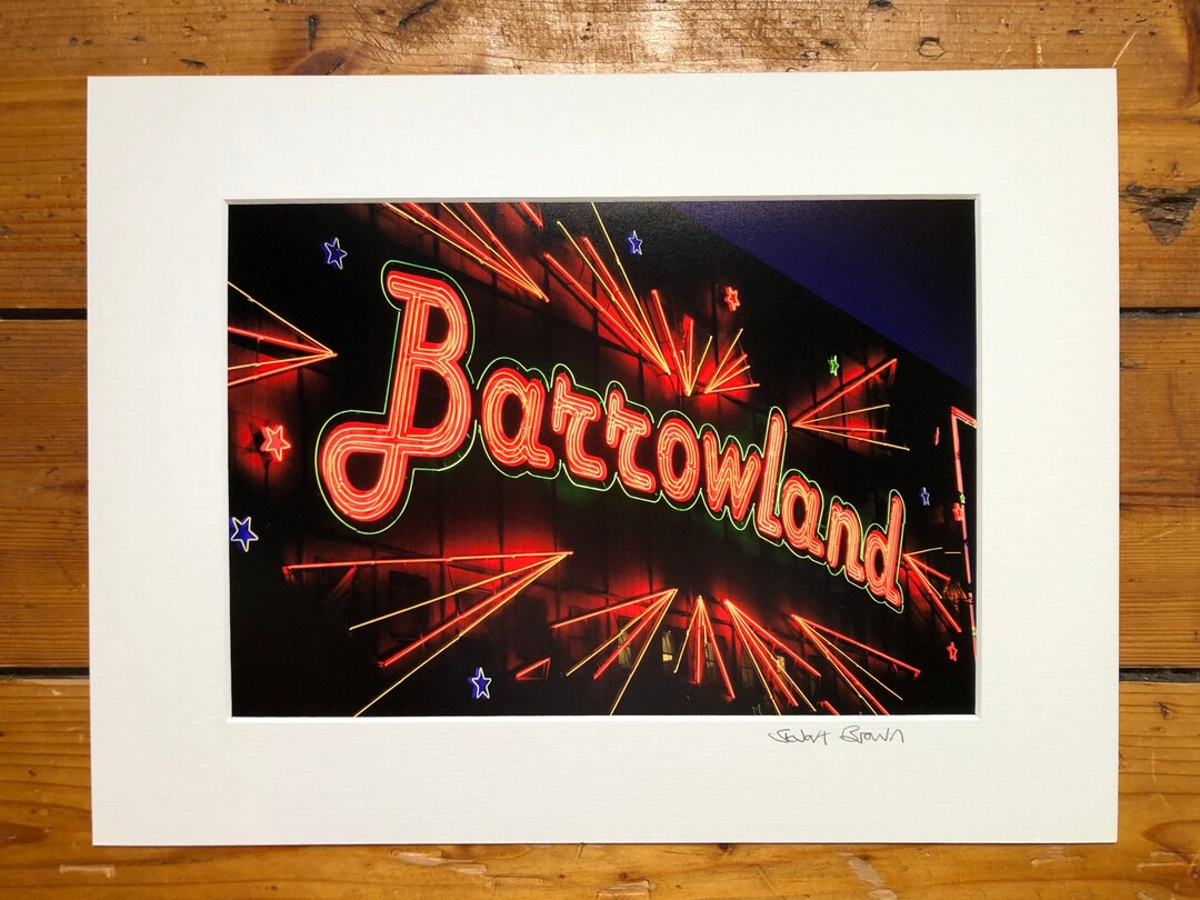 Barrowland Glasgow Print - Signed Mounted Print 30 X 40cm - Stuart ...
