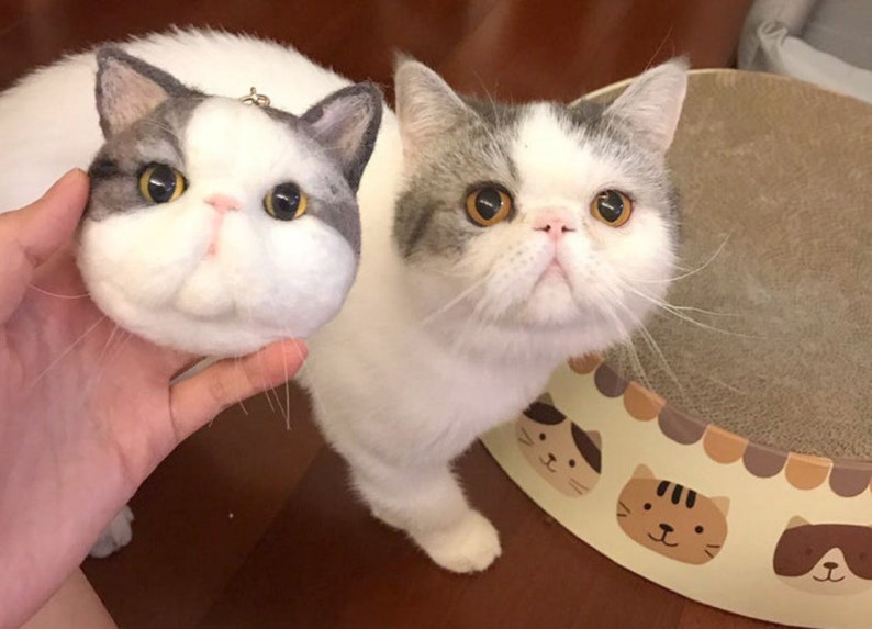 Custom Crochet Cat, Look Alike Cat, Custom Stuffed Pet, Custom Cat Plush, Pet Memorial Gifts ...