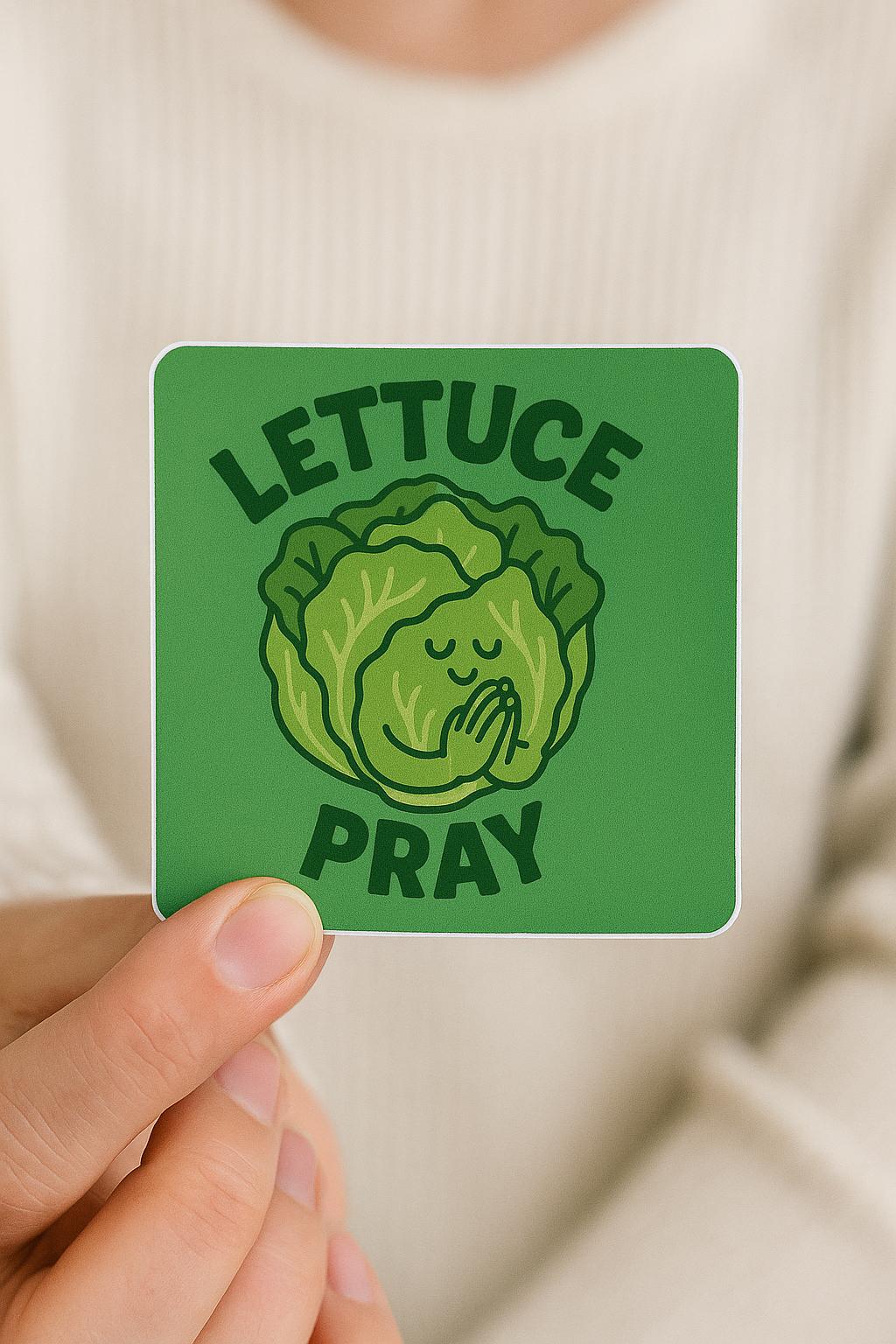 Lettuce Pray PNG: Funny Christian Vegetable Pun (digital Download) - Etsy