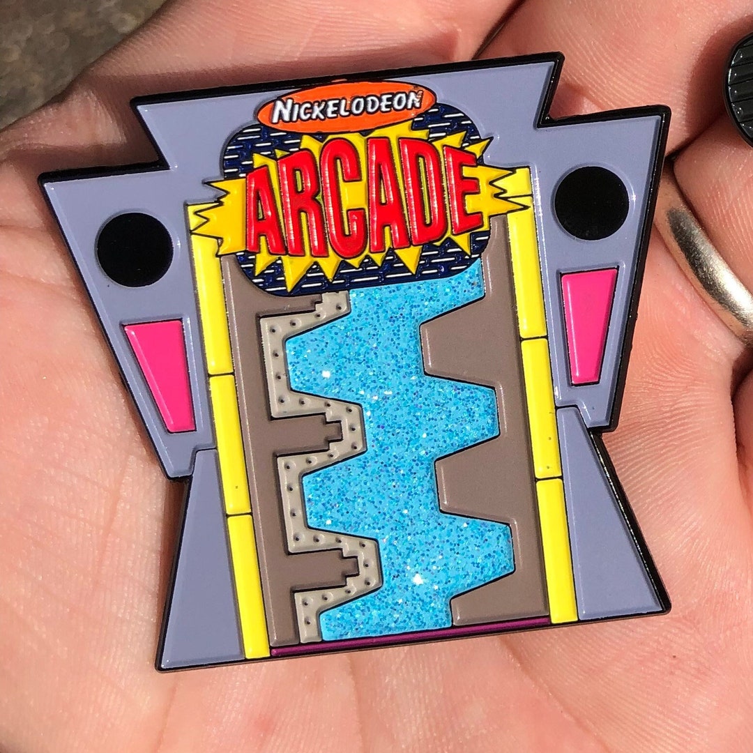 Nickelodeon Arcade the Video Zone - Custom Fanmade Enamel Pin With ...