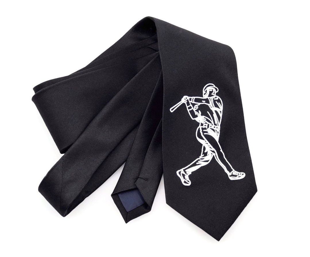 Baseball Tie - Baseball Gifts for Men, Birthday Gift for Him, Coach ...