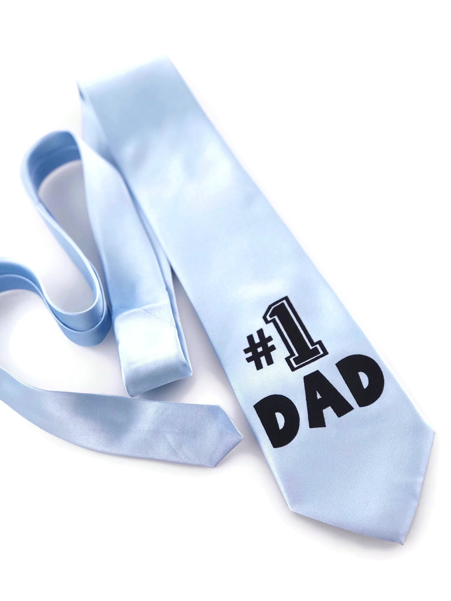 Dad Tie Fathers Day Gift Husband Gift 1 Dad New Dad | Etsy