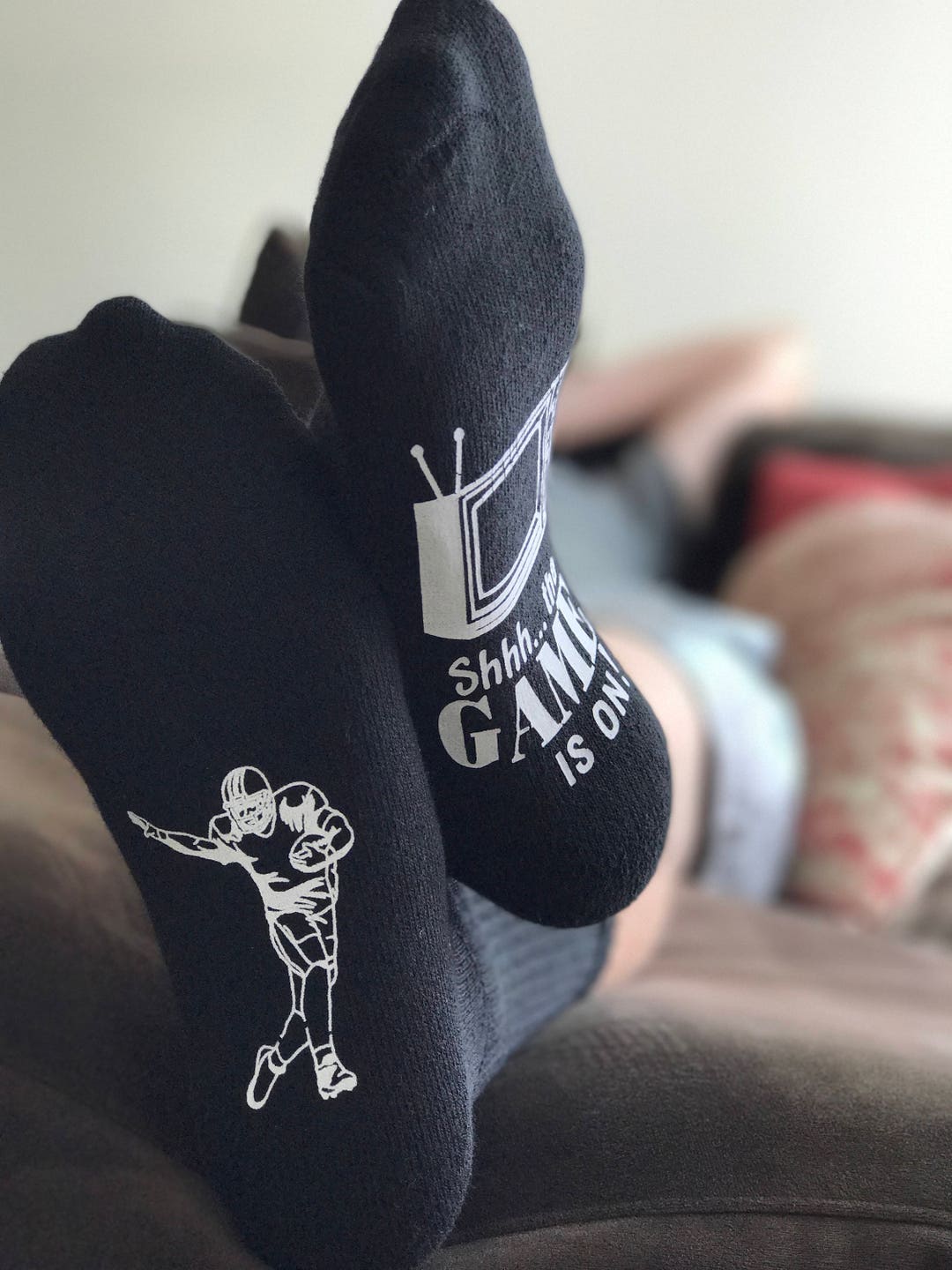 Football Socks - Football Gift - Fathers Day Gift - Football Dad ...
