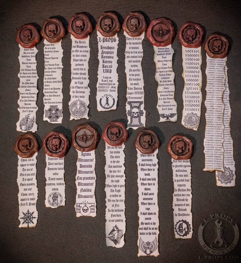 Purity Seal Warhammer 40k | Etsy