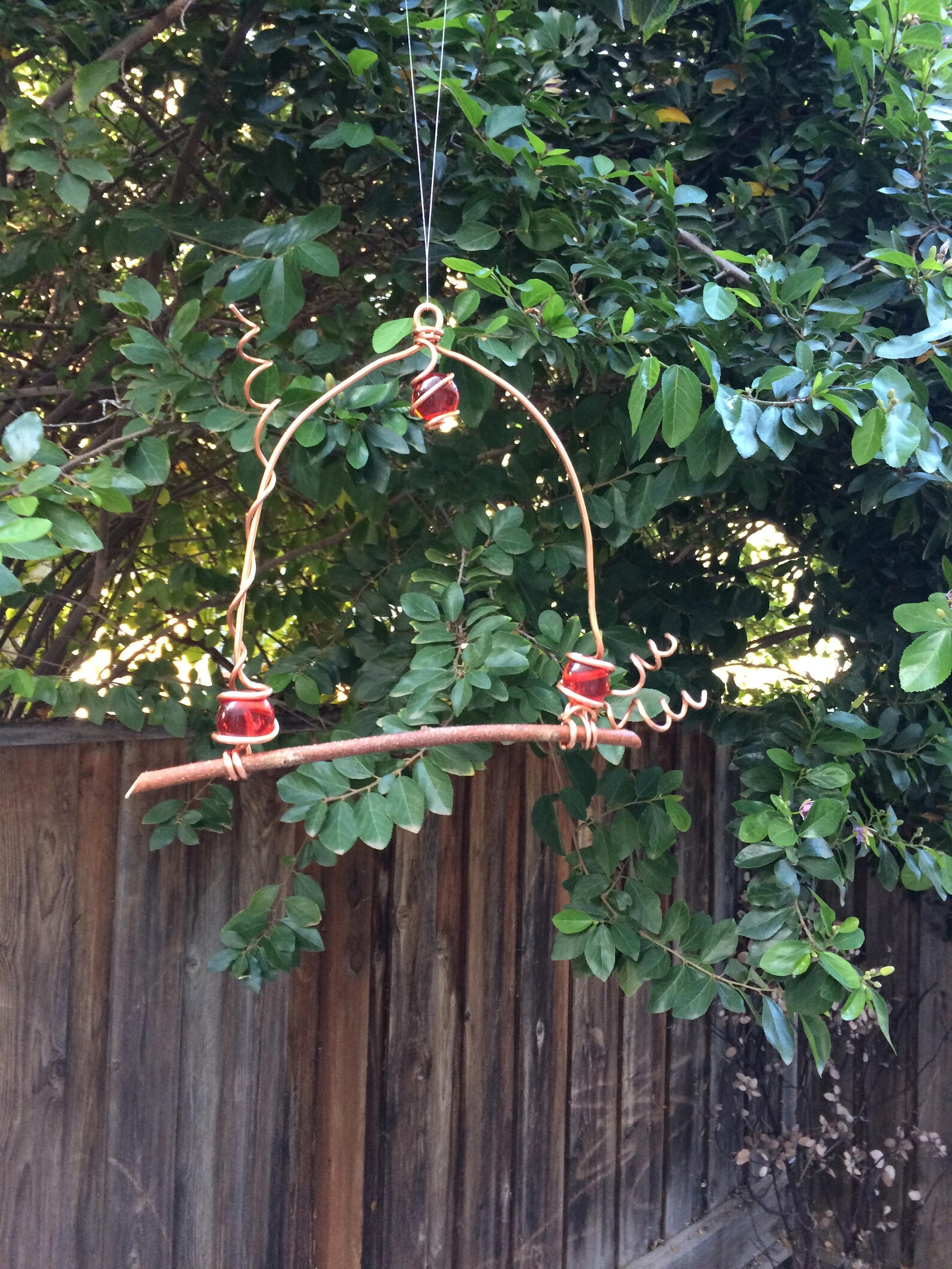 Hummingbird Swing / Hummingbird Perch / Outdoor Decoration / - Etsy Canada