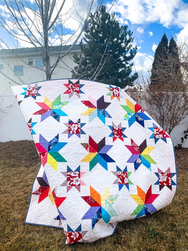 Star Quilt Pattern - Beginner Friendly! - Etsy