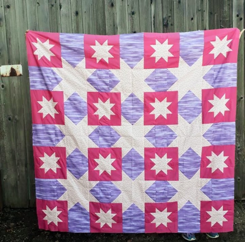 Star Quilt Pattern Beginner Friendly - Etsy