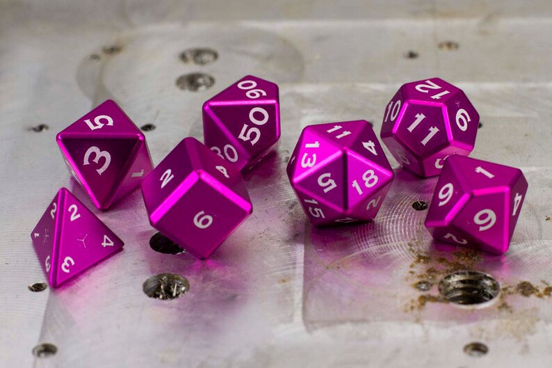 Metal Polyhedral Dice Set for RPGs | Etsy