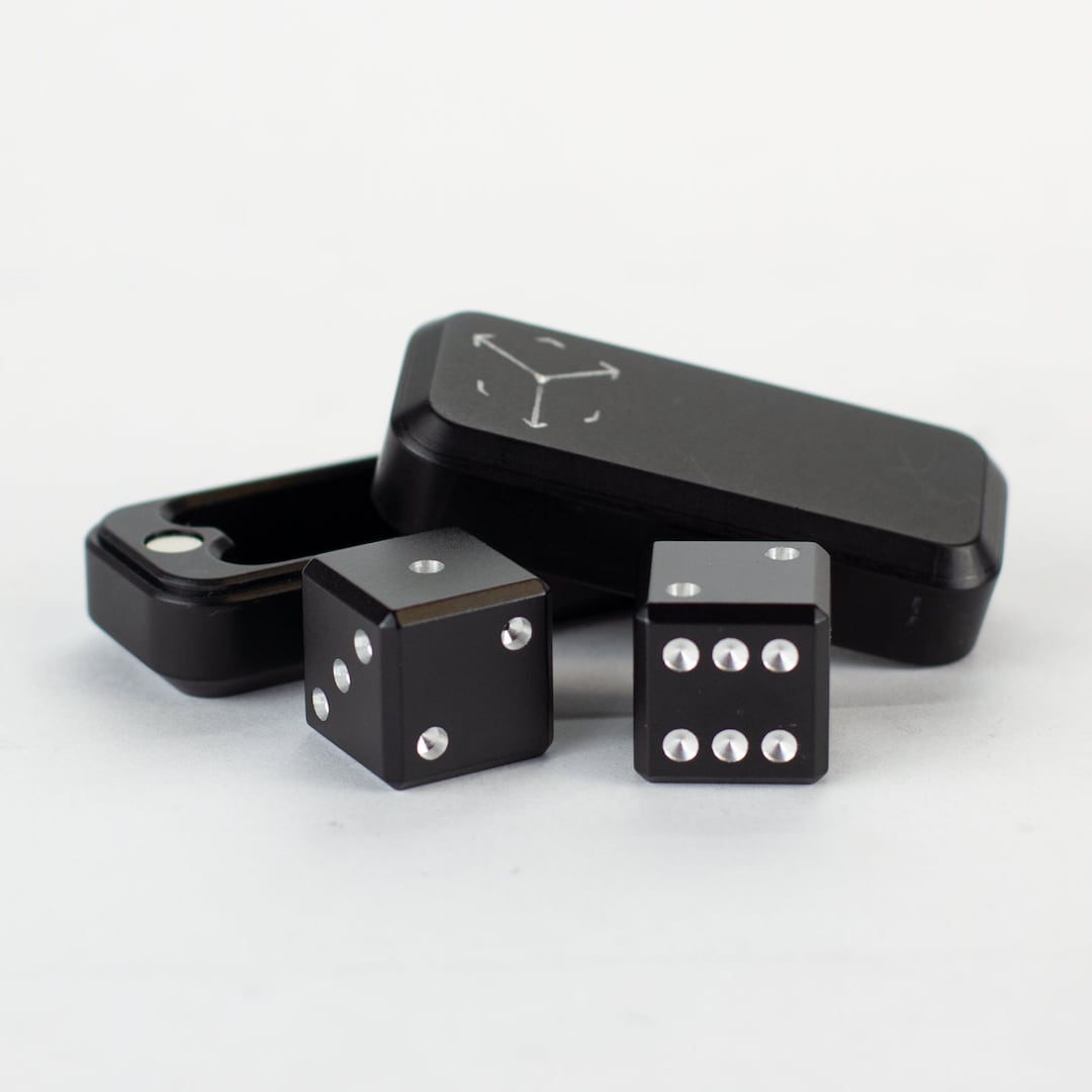 Metal Case and D6 Dice - 2 Dice Case / 2 D6 Dice - Etsy