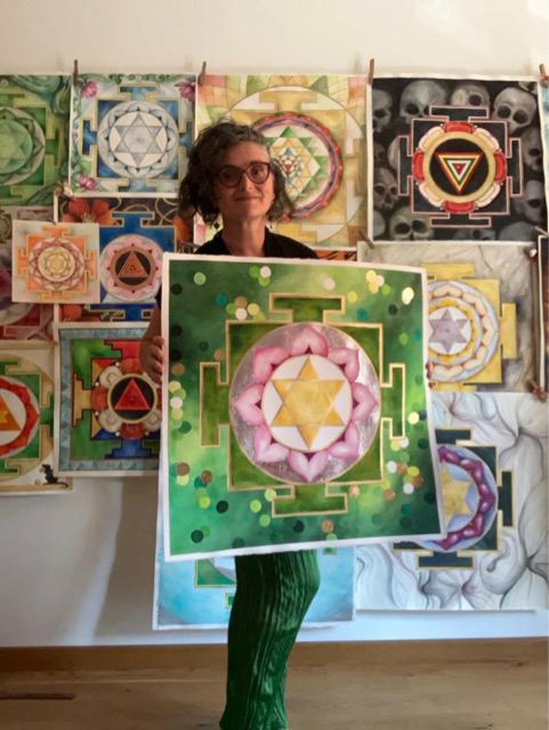 MATANGI YANTRA Pdf Meditation Adult Coloring Yantra MATANGI in A4, Pre ...