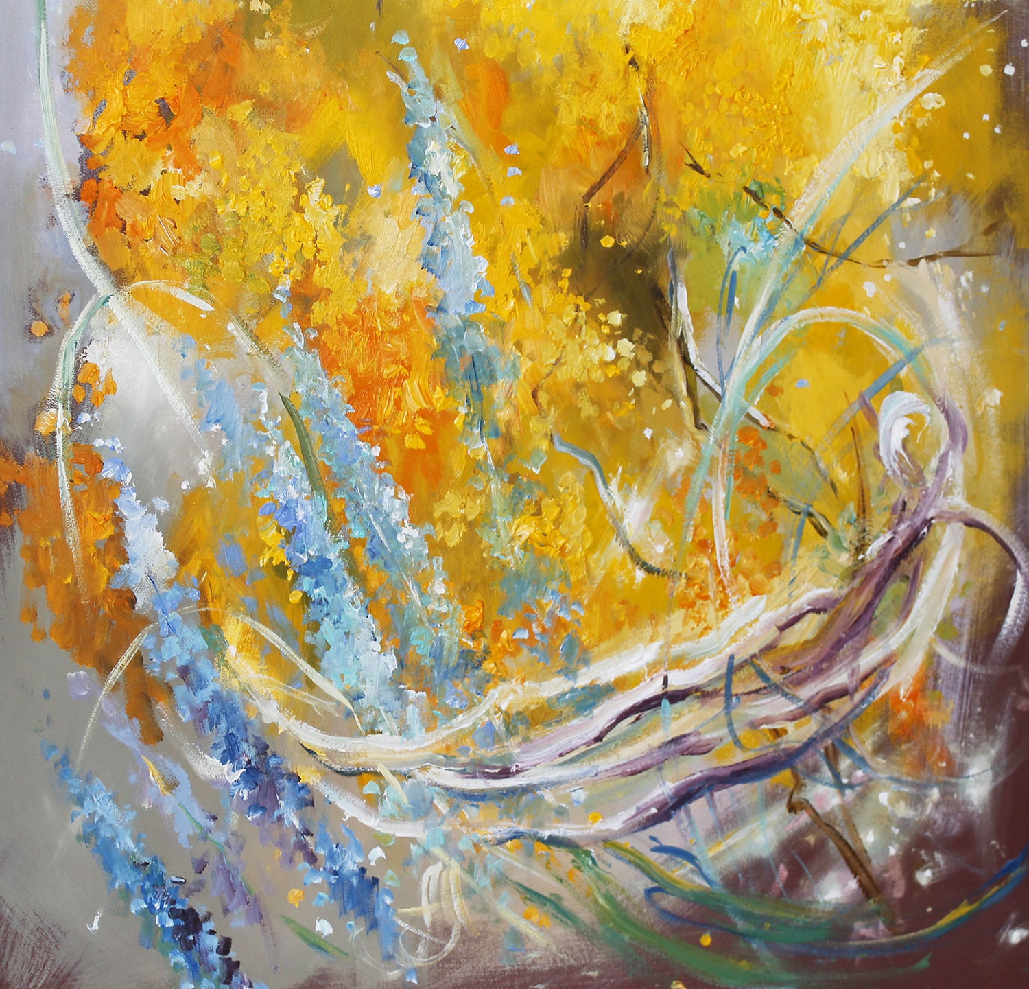 Framing Wall Decor Spring Painting Original Oil Painting | Etsy