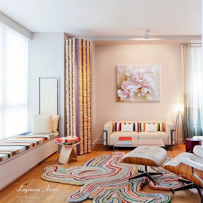 Floral Wall Art Bohemian Wall Decor Peonies Painting Bridal - Etsy