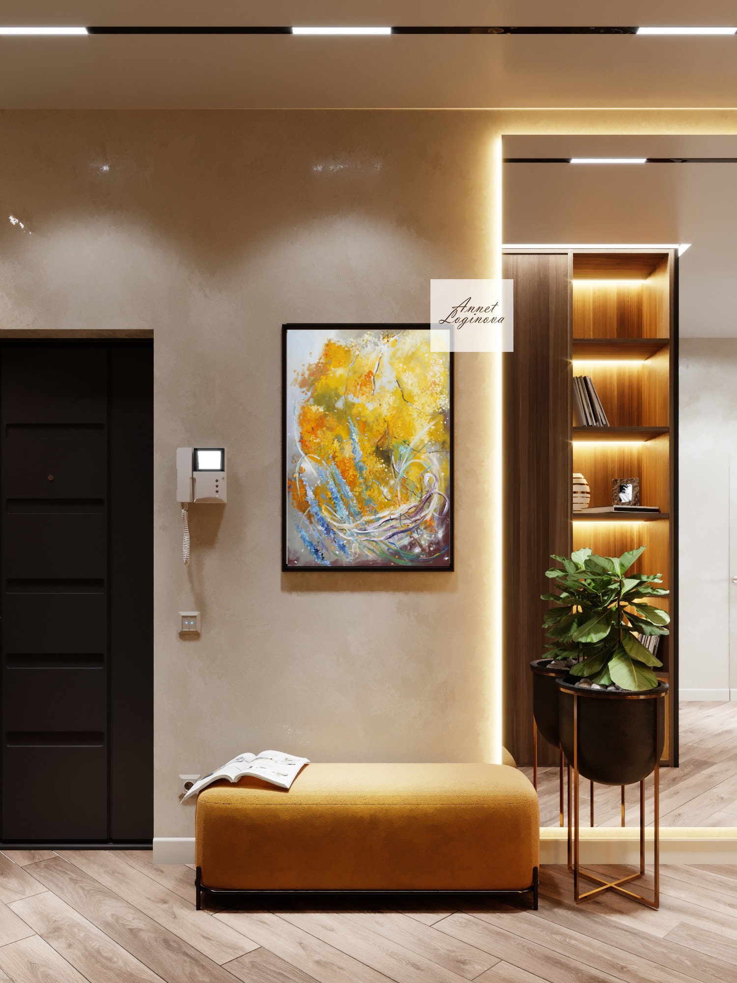 Framing Wall Decor Spring Painting Original Oil Painting | Etsy