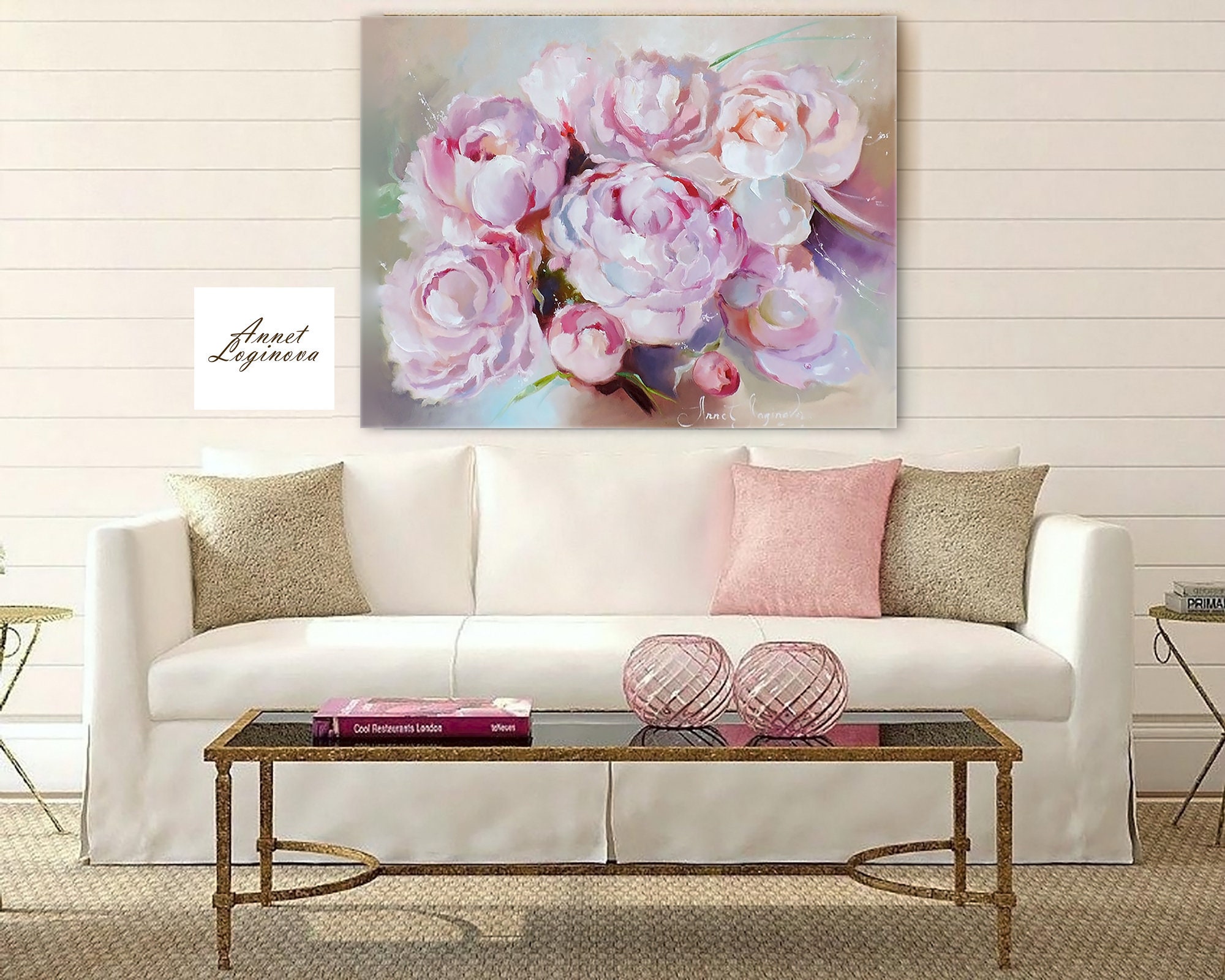 Floral Oil Painting Painting to Order Large Wall Art - Etsy