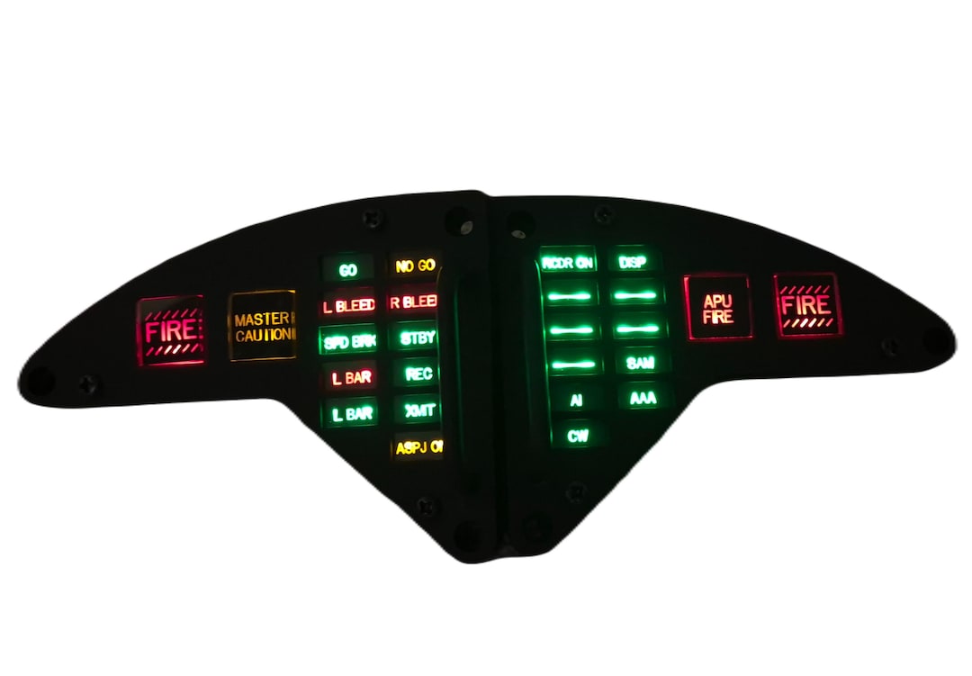 F18 Hornet Left & Right Annunciator Panels - Etsy