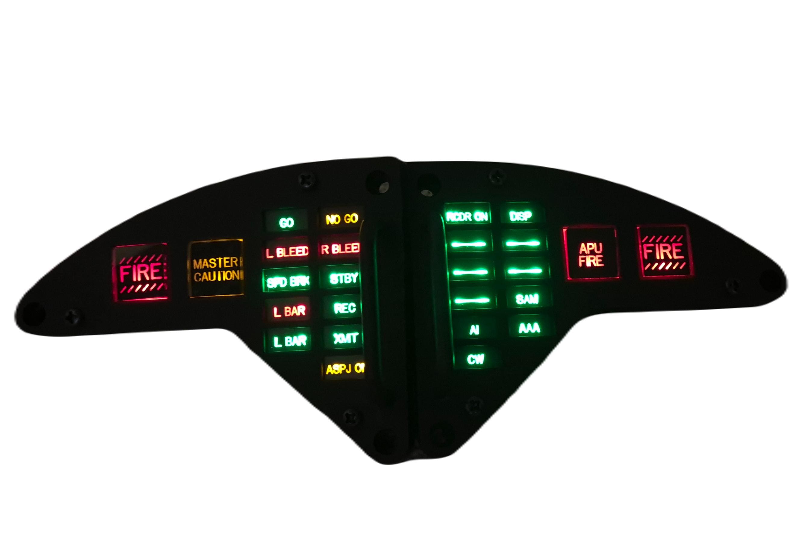 F18 Hornet Left & Right Annunciator Panels - Etsy