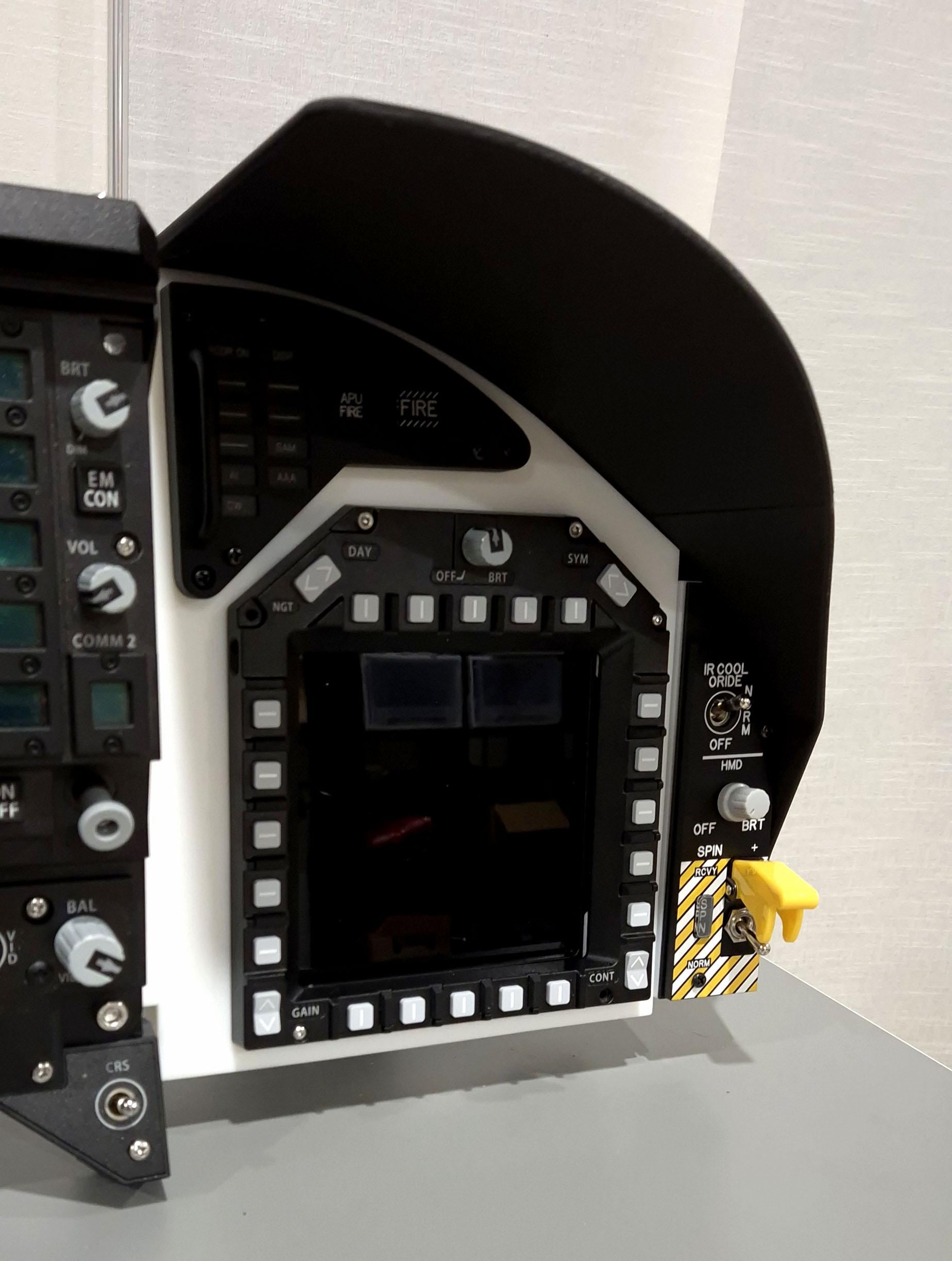 F-18 Winwing MIP STL Files| 3D Printable Main Instrument Panel | F/A ...