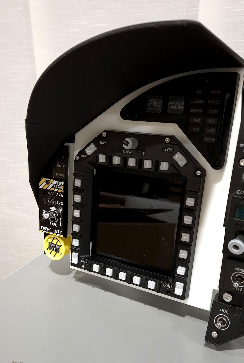 F-18 Winwing MIP STL Files| 3D Printable Main Instrument Panel | F/A ...