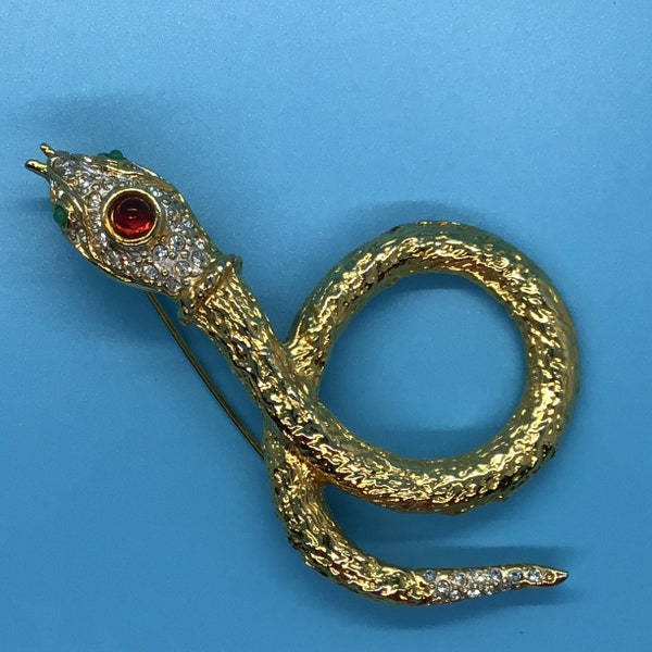 Snake Brooch - Etsy