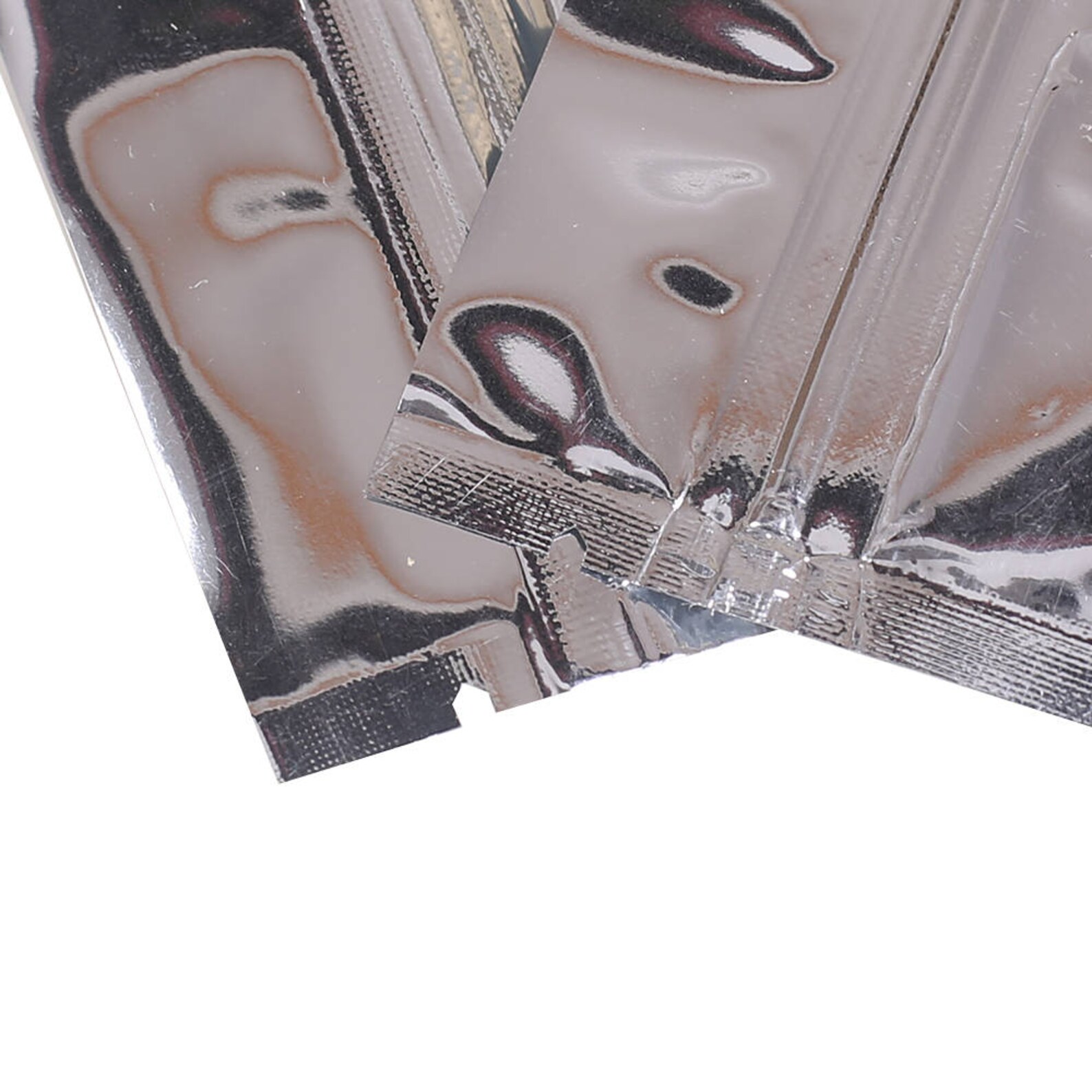 C204 Flat Glossy Clear/silver Foil Metallized Foil Resealable | Etsy