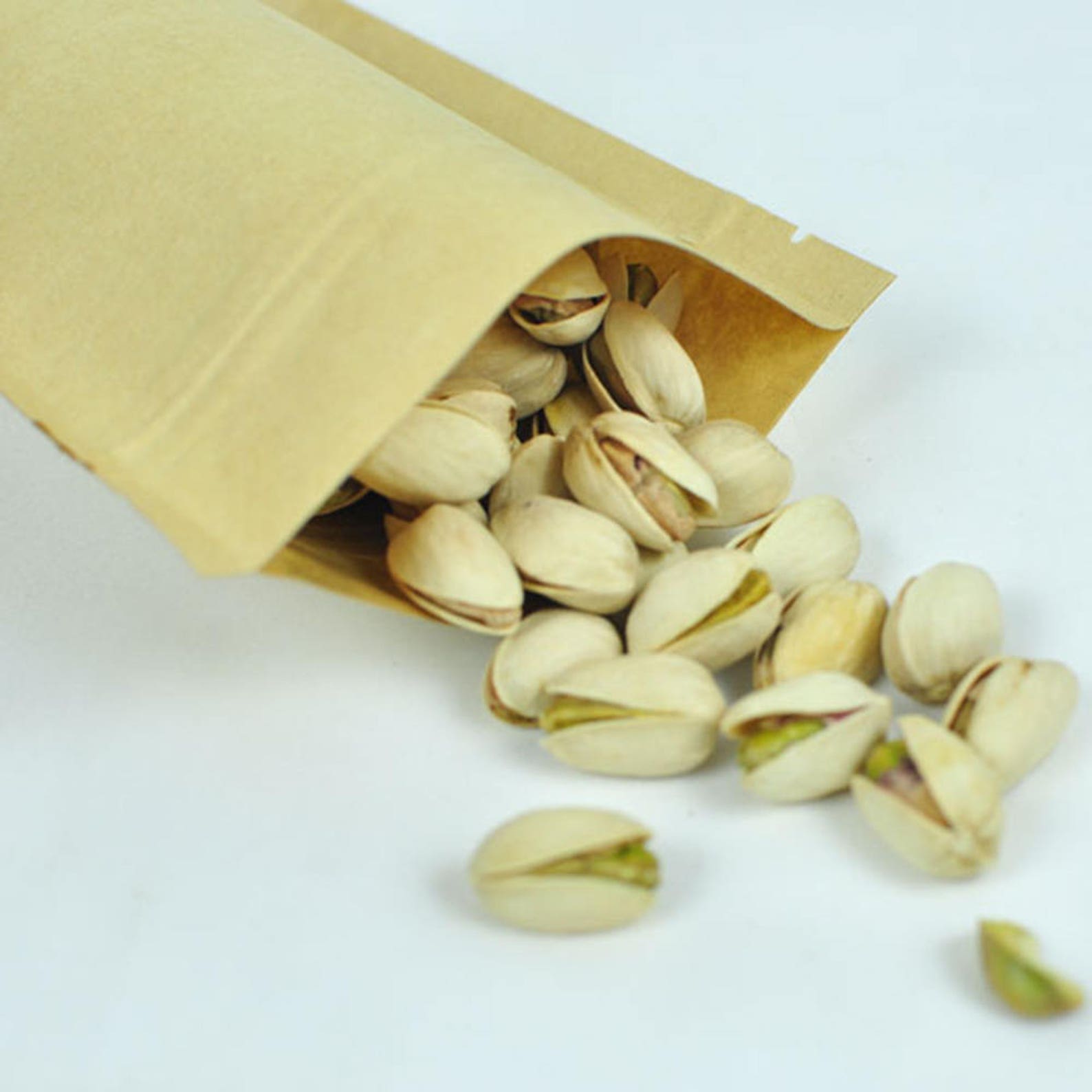 C318 Brown Kraft Paper Resealable Zipper Seal Stand up Bags - Etsy