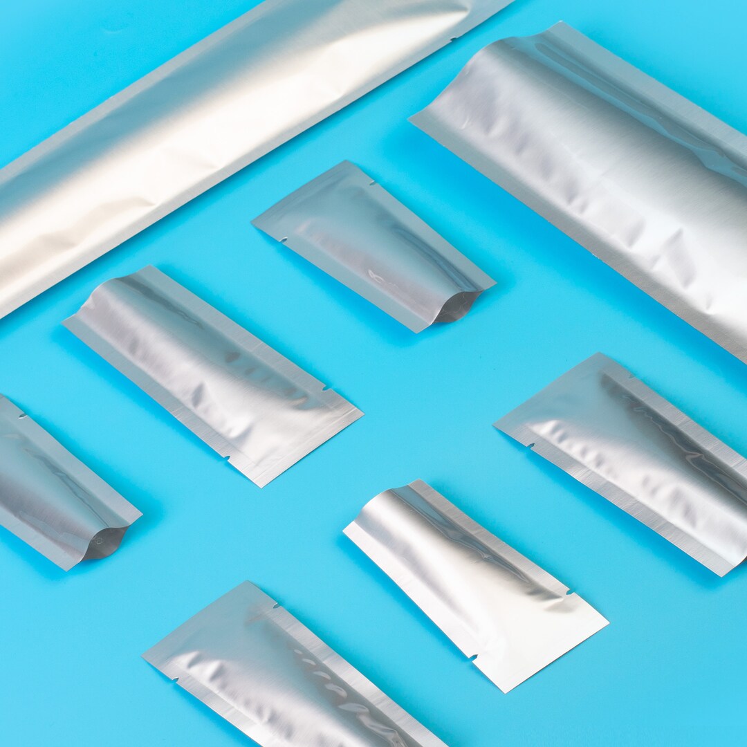 C157- Double-sided Silver Aluminum Long Stick Pack Heat Sealable Pouch ...