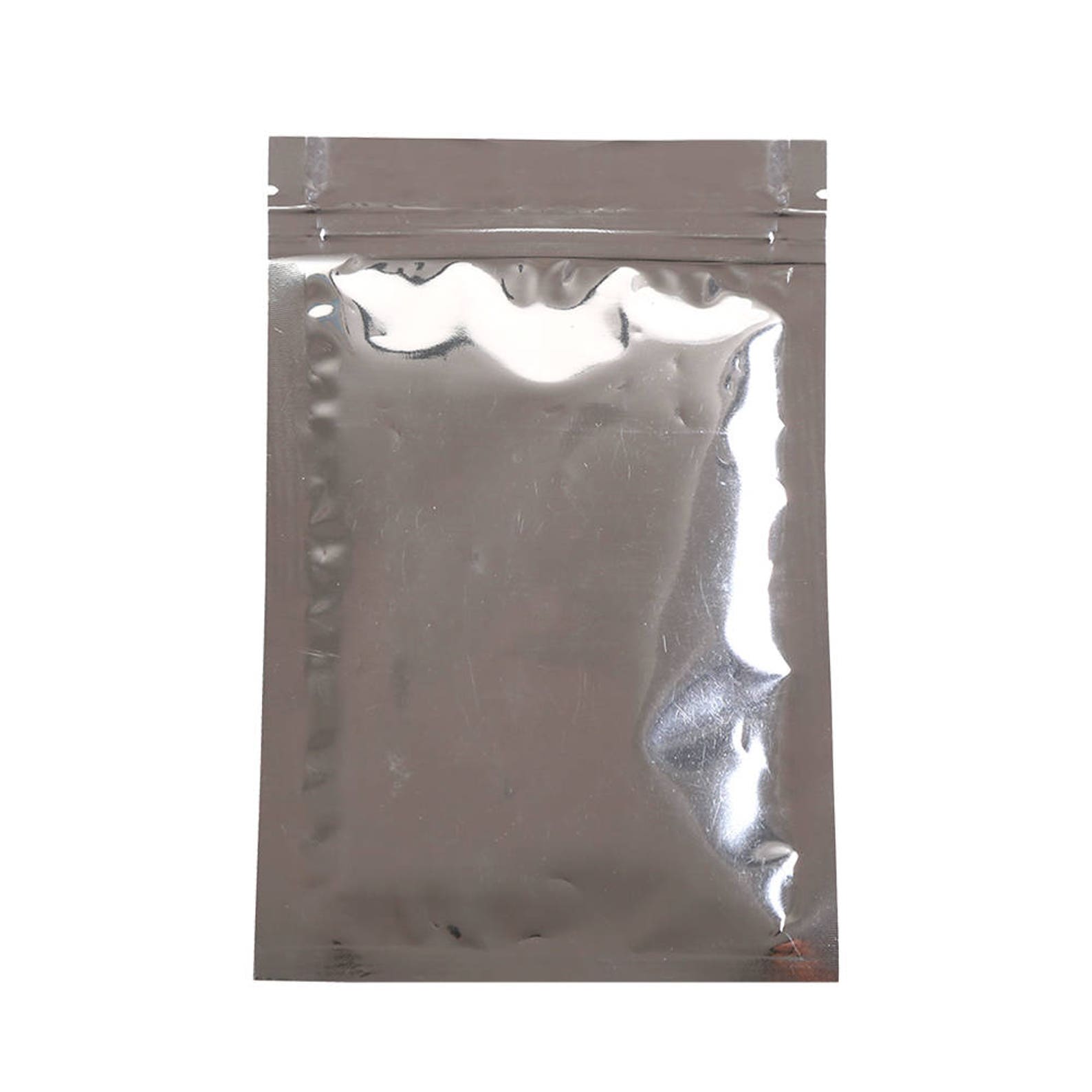 C204 Flat Glossy Clear/silver Foil Metallized Foil Resealable | Etsy