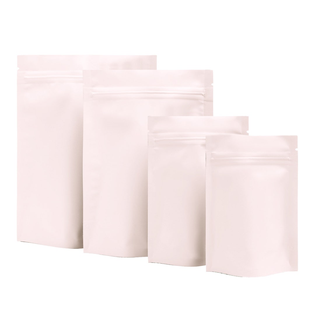 C302-50 QQ Studio Pink Resalable Treat Baggies, Food Safe Snack Bags ...