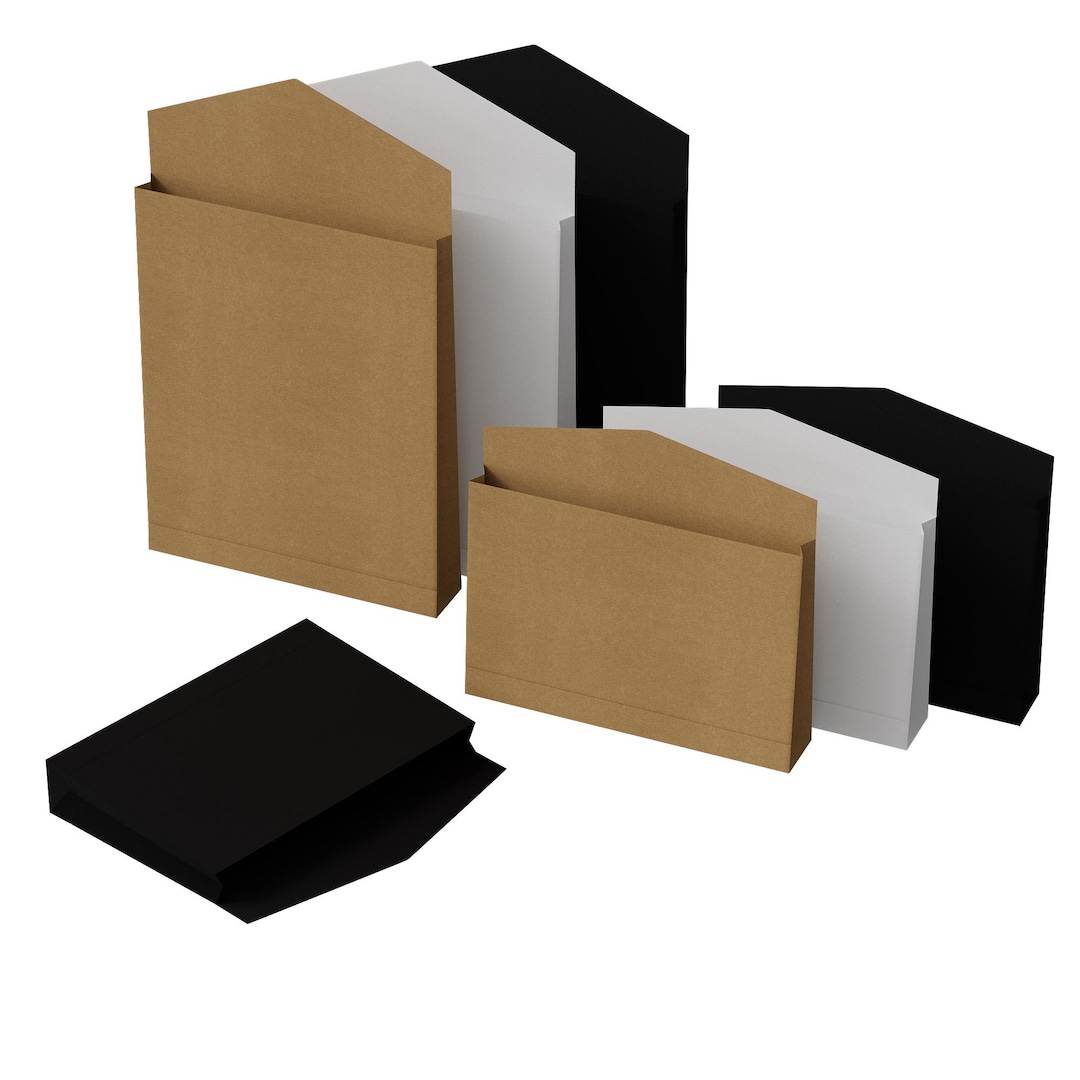 25 Medium Kraft Envelope With Optional Fastener Recyclable Merchandise ...