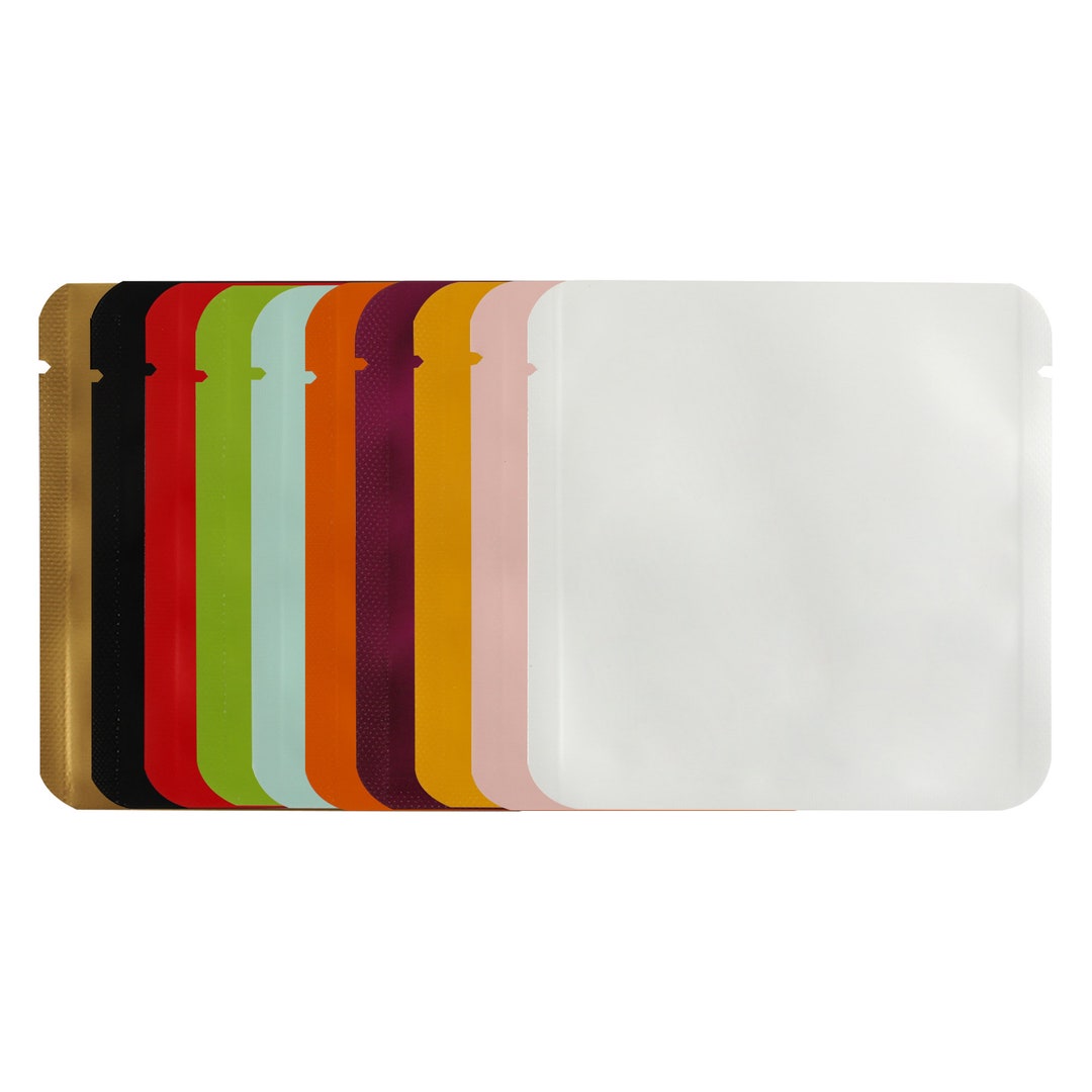 C1170 - Square Open Fill Slickseal Matte Bags With Rounded Corner for ...
