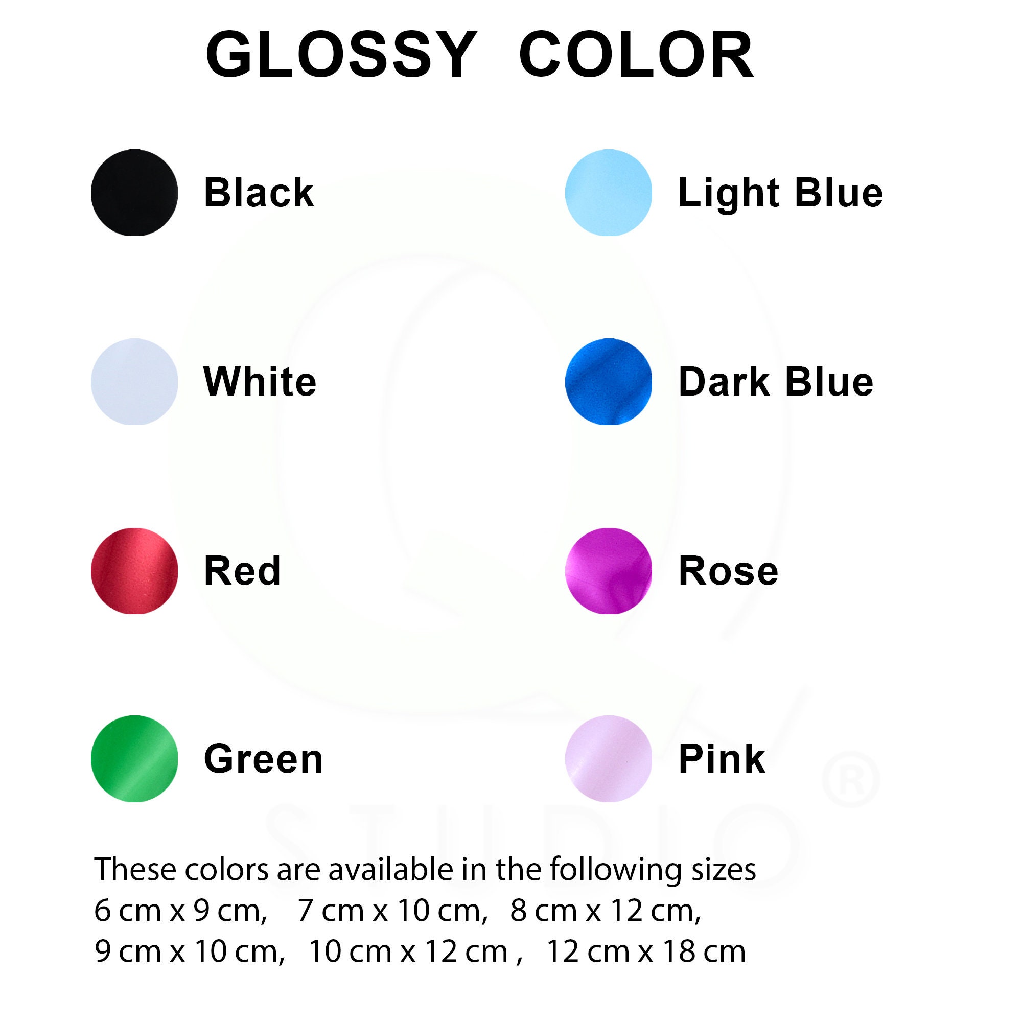 Pack of 100 Mixed Color Open Top Metallized Foil Packaging - Etsy