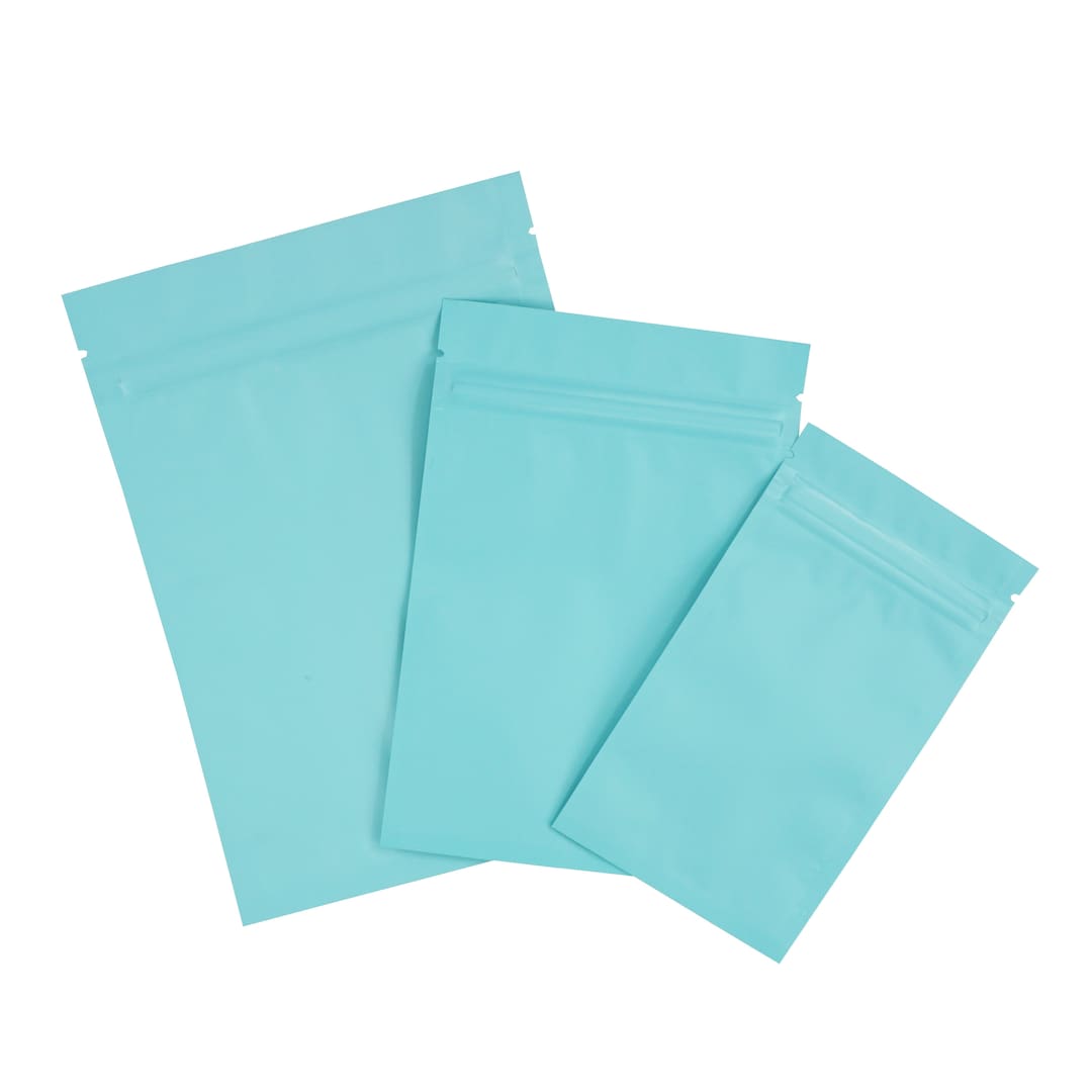C230 QQ Studio Blue Plastic Zipper Bags Heat Seal Storage Bags for Bath ...