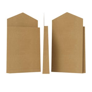 25 Medium Kraft Envelope With Optional Fastener Recyclable Merchandise ...