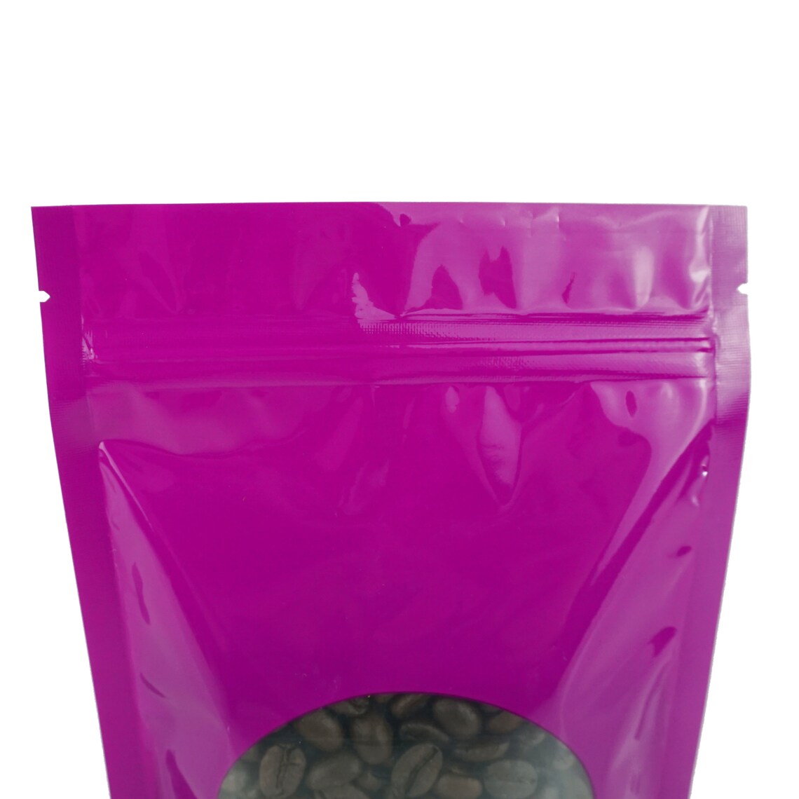 C443-41 - QQ Studio Purple Mylar Coffee Bags With Heat Seal Zipper Lock ...