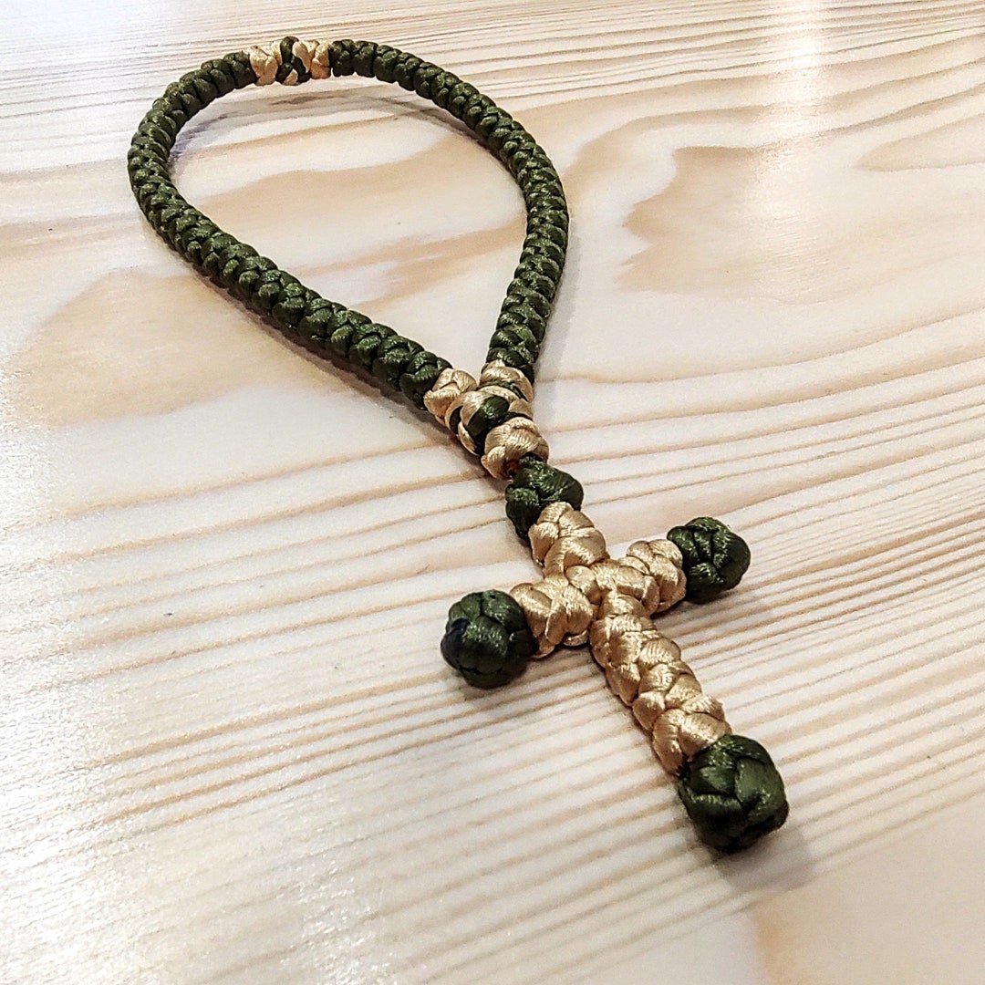 Handmade 50 Knots Prayer Rope Komboskini, Christian Brojanica ...