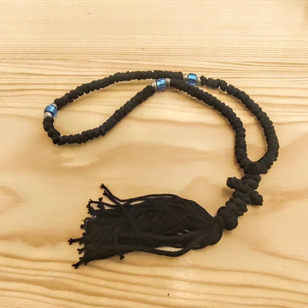 100 Knots Prayer Rope Komboskini Chotki Brojanica Handmade - Etsy Australia