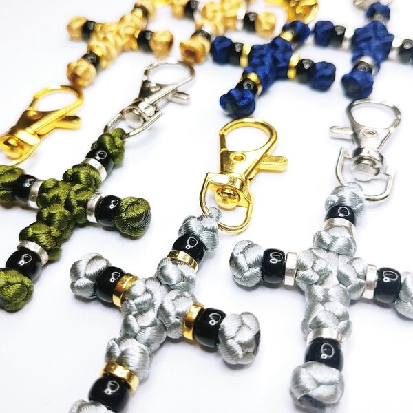 Cross Key Chains - Etsy