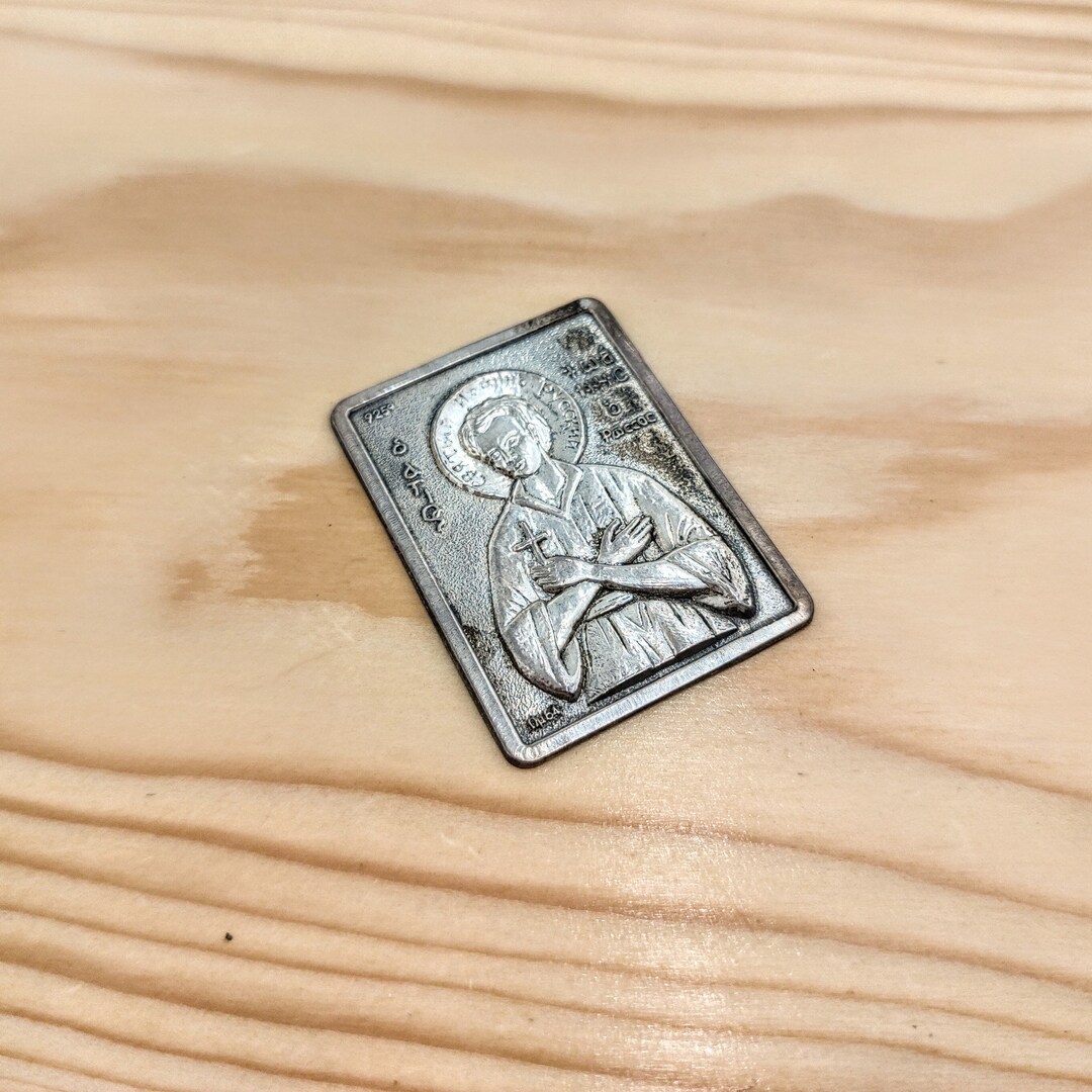 Saint John Sterling Silver Orthodox Icon - Etsy