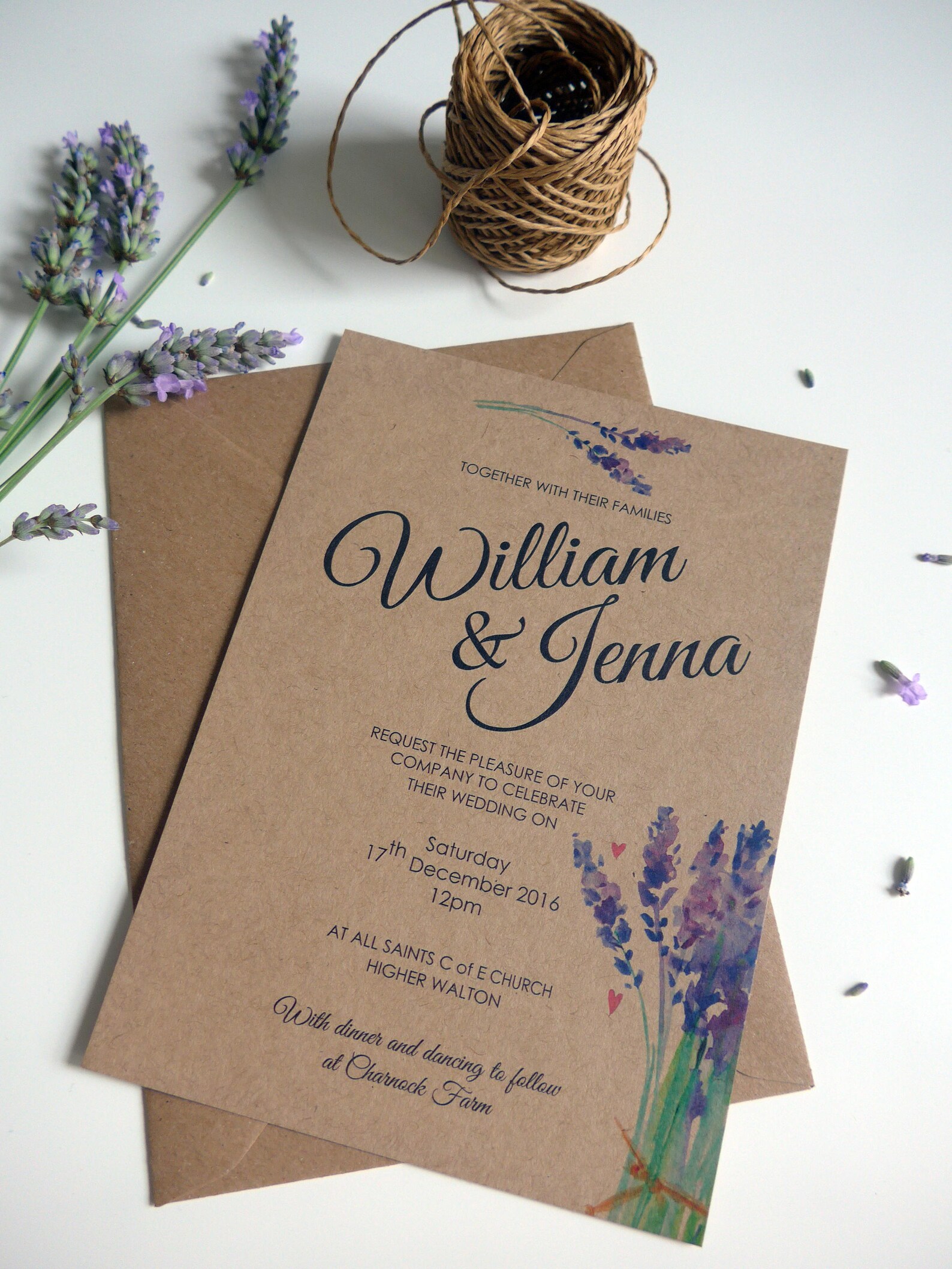 Rustic Wedding Invitation Set Wedding Invite Bundle RSVP - Etsy UK