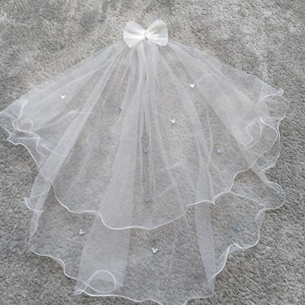 Mickey Wedding Veil - Etsy