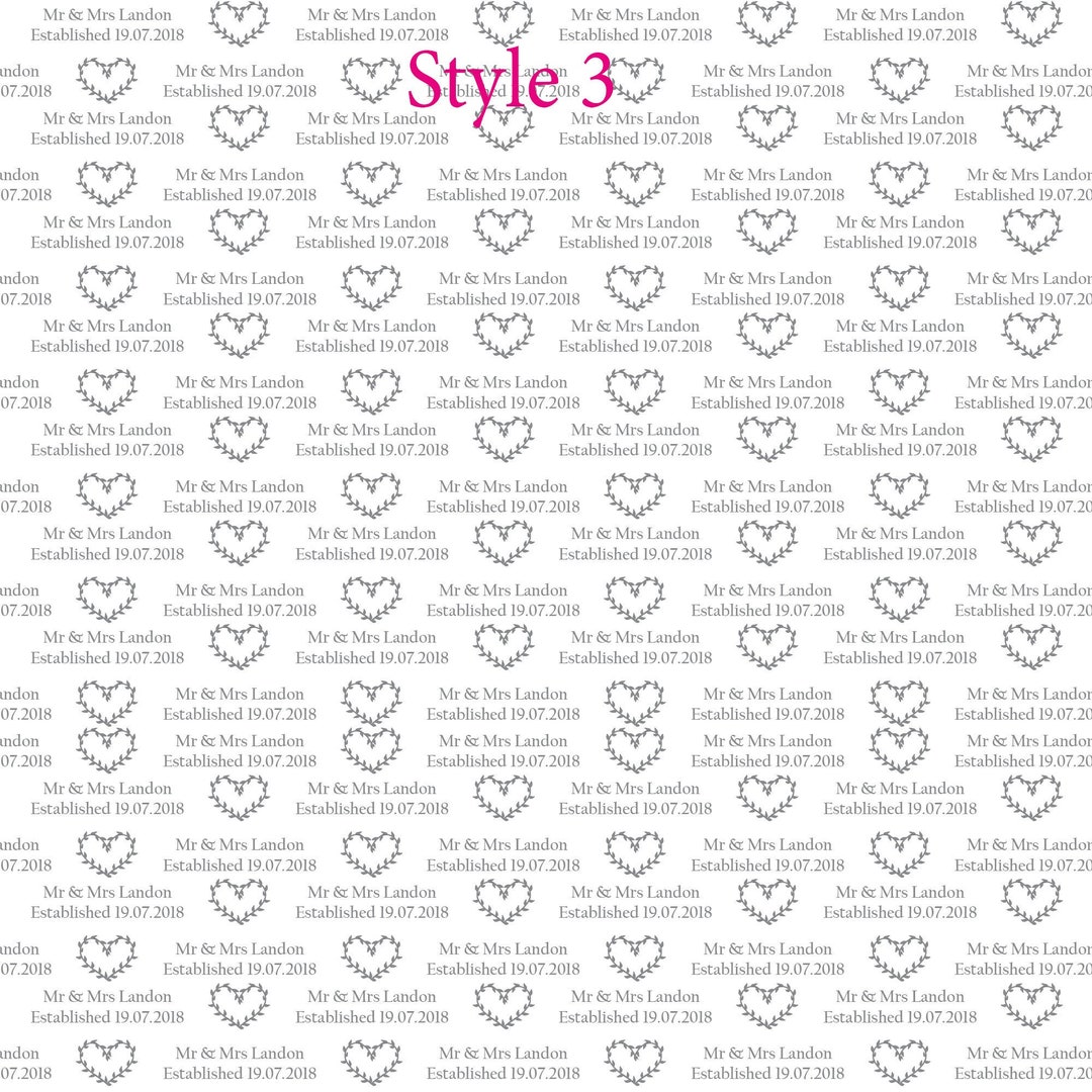 Personalised Wrapping Paper - Etsy