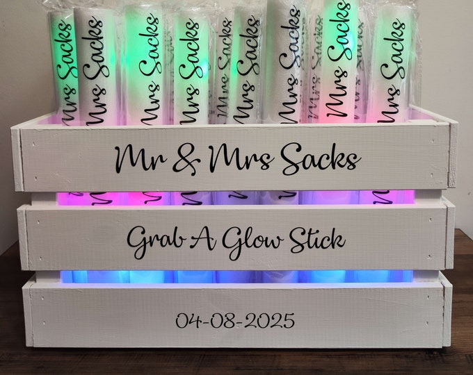 Glow Sticks, Glow Stick Crate, Glow Stick Weddings, Glow Stick Storage ...