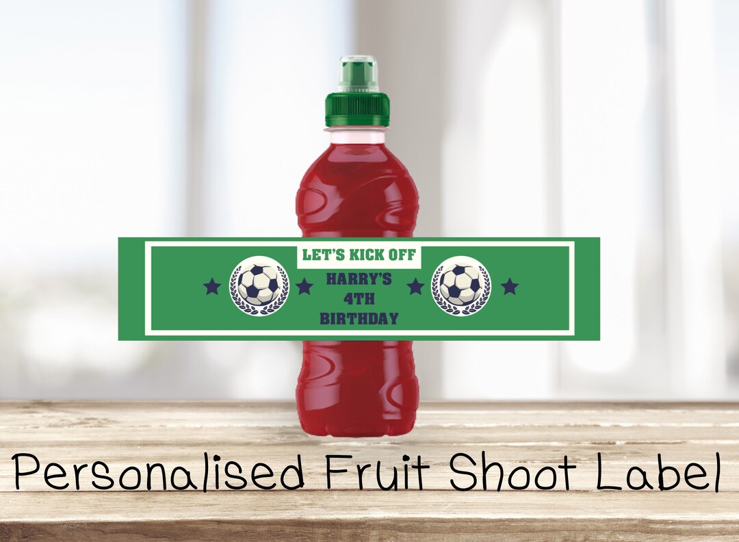 Football / Soccer Ball Labels Stickers X5 Party Stickers - Etsy