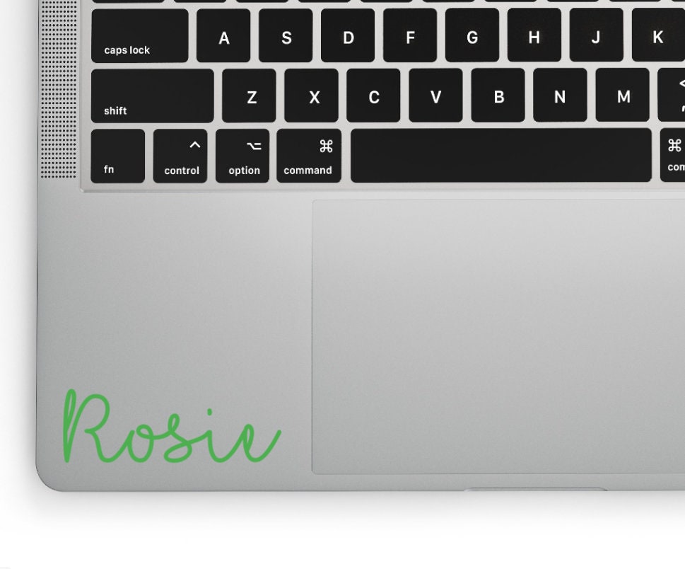 Laptop Name Decal Laptop Name Sticker Custom Name Sticker - Etsy UK