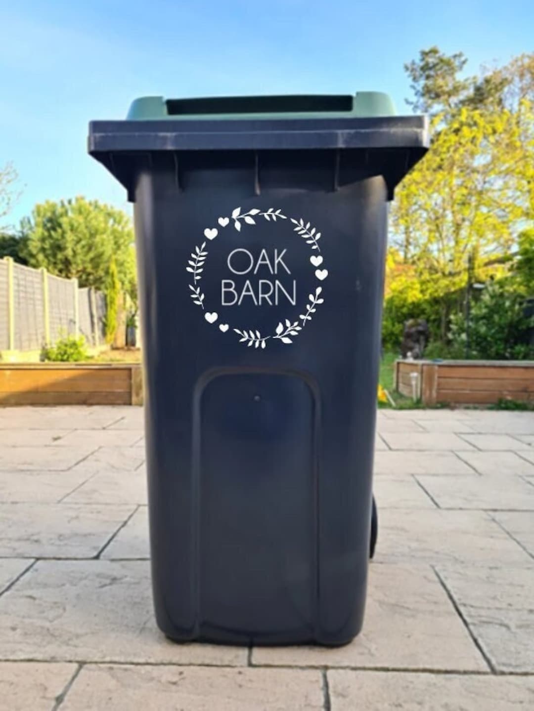 Custom Wheelie Bin Sticker-decal | Sticker for Bin | Address Sticker ...