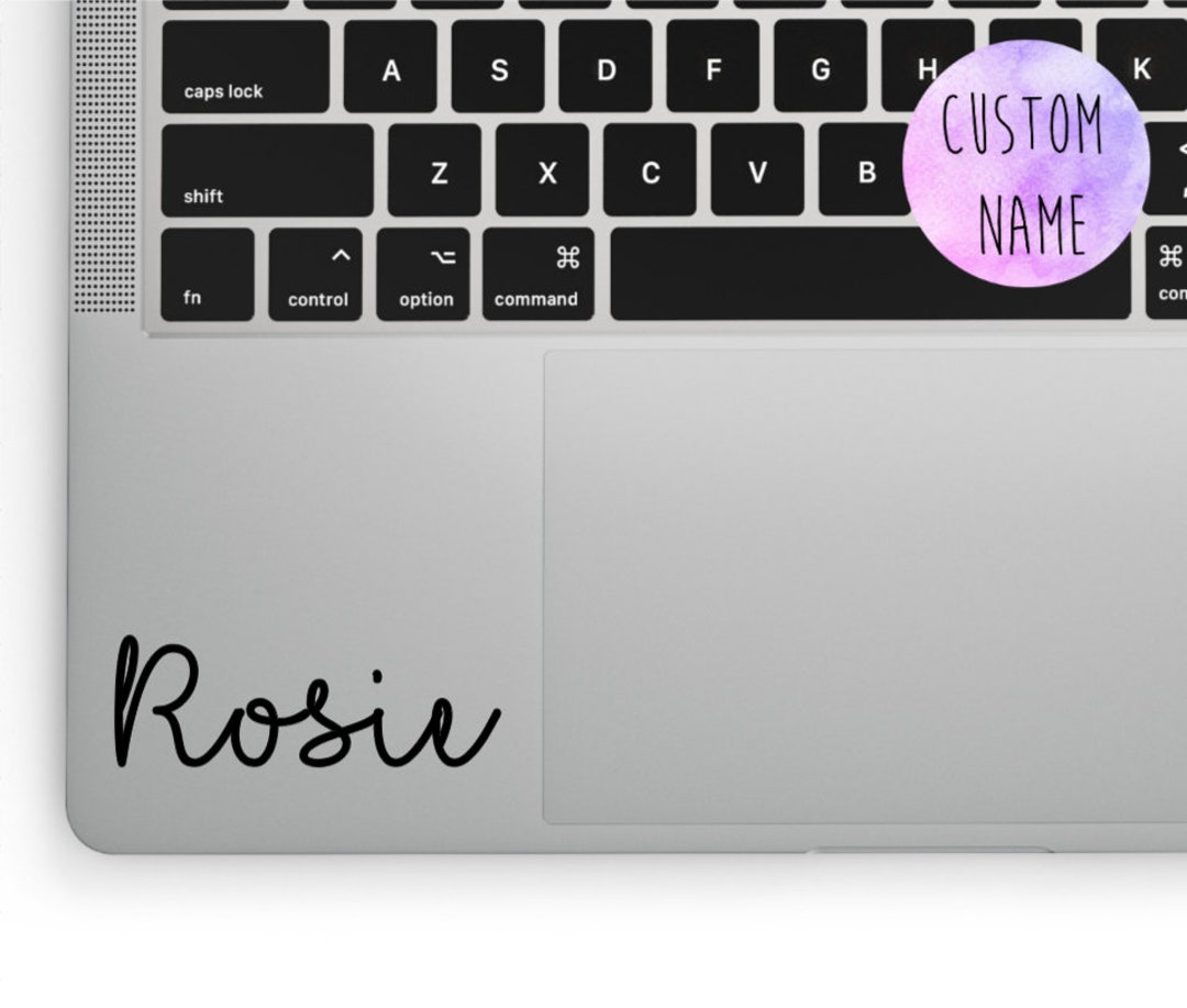 Laptop Name Decal | Laptop Name Sticker | Custom Name Sticker | Name ...