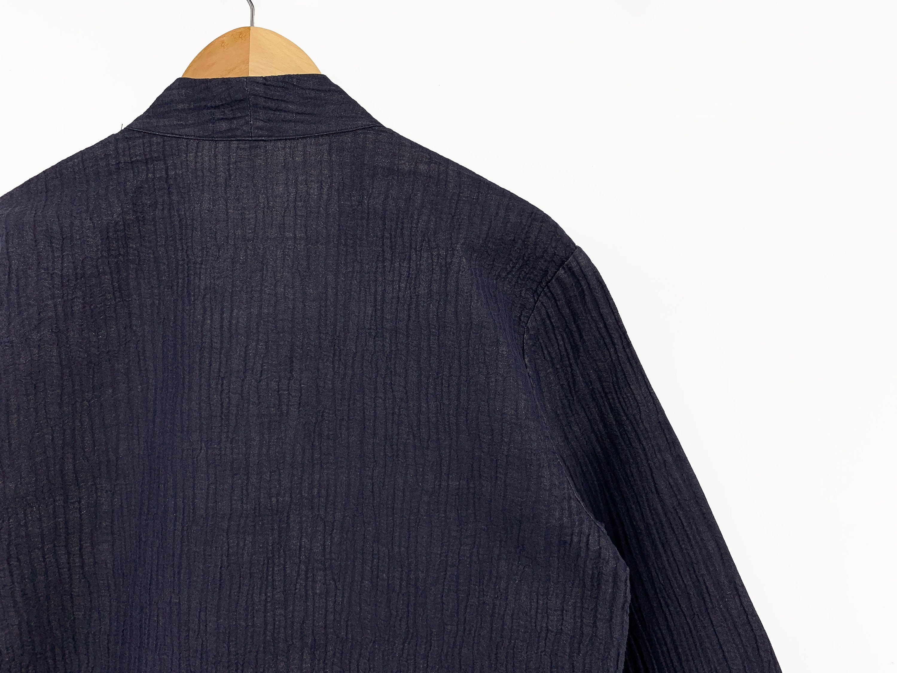 Denim Haori / Noragi Jacket / Japanese Kimono / Unisex Mens | Etsy