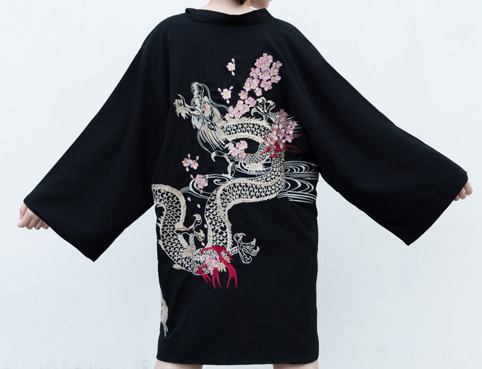 Kimono / Kimono Robe / Japan Kimono / Dragon Clothing / - Etsy UK