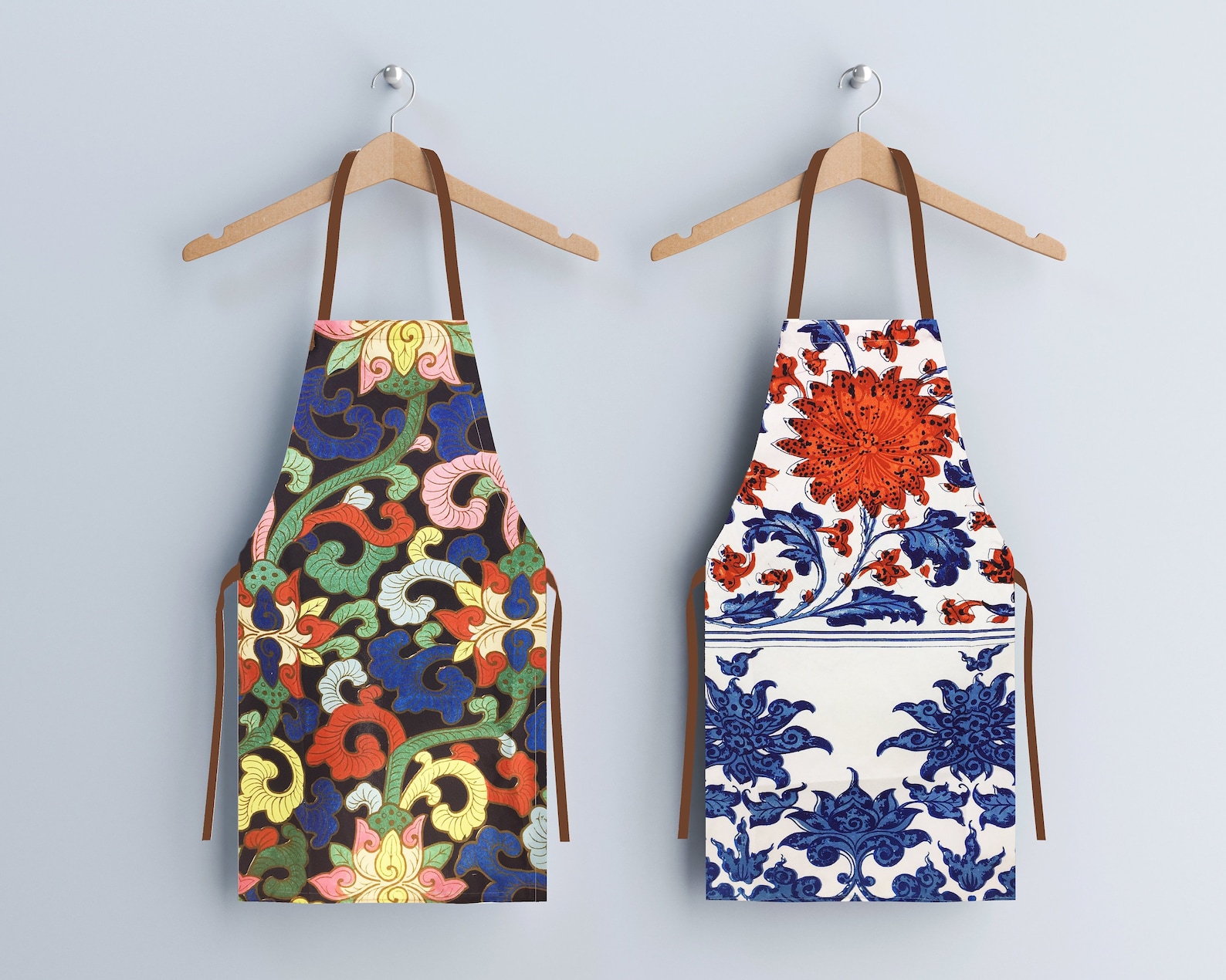Apron, Chinoiserie Gifts, Japanese Apron, Chinoiserie, Women Aprons ...